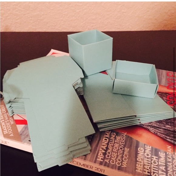 Party Supplies | Tiffany Blue Party Favor Boxes Set Of 25 | Poshmark